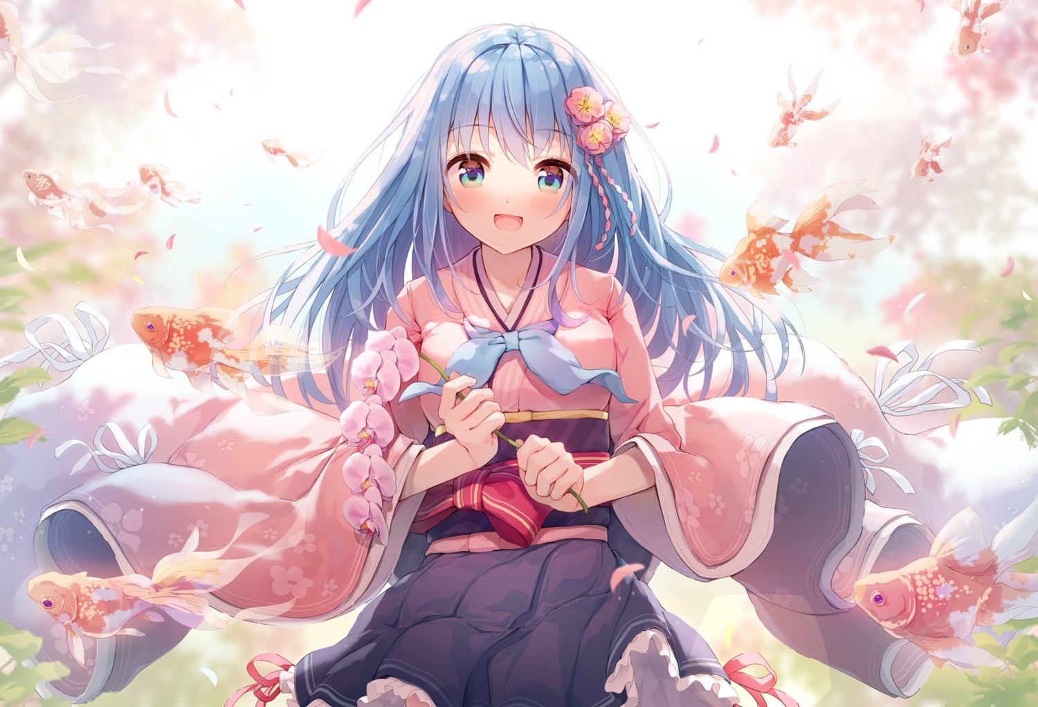 nijihashi sora emori miku project japanese clothes skirt lift | #725655 | yande.re